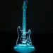 Personalised Guitar Night Light Fender Stratocaster LED | Etsy