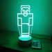 Personalised Minecraft Night Light | Children's Light | Kids Bedroom ...