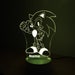Personalised Sonic Night Light | Sonic Hedgehog | Kids Bedroom | Boys ...