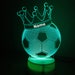 Personalised Football Night Light | Children's Light | Kids Bedroom ...