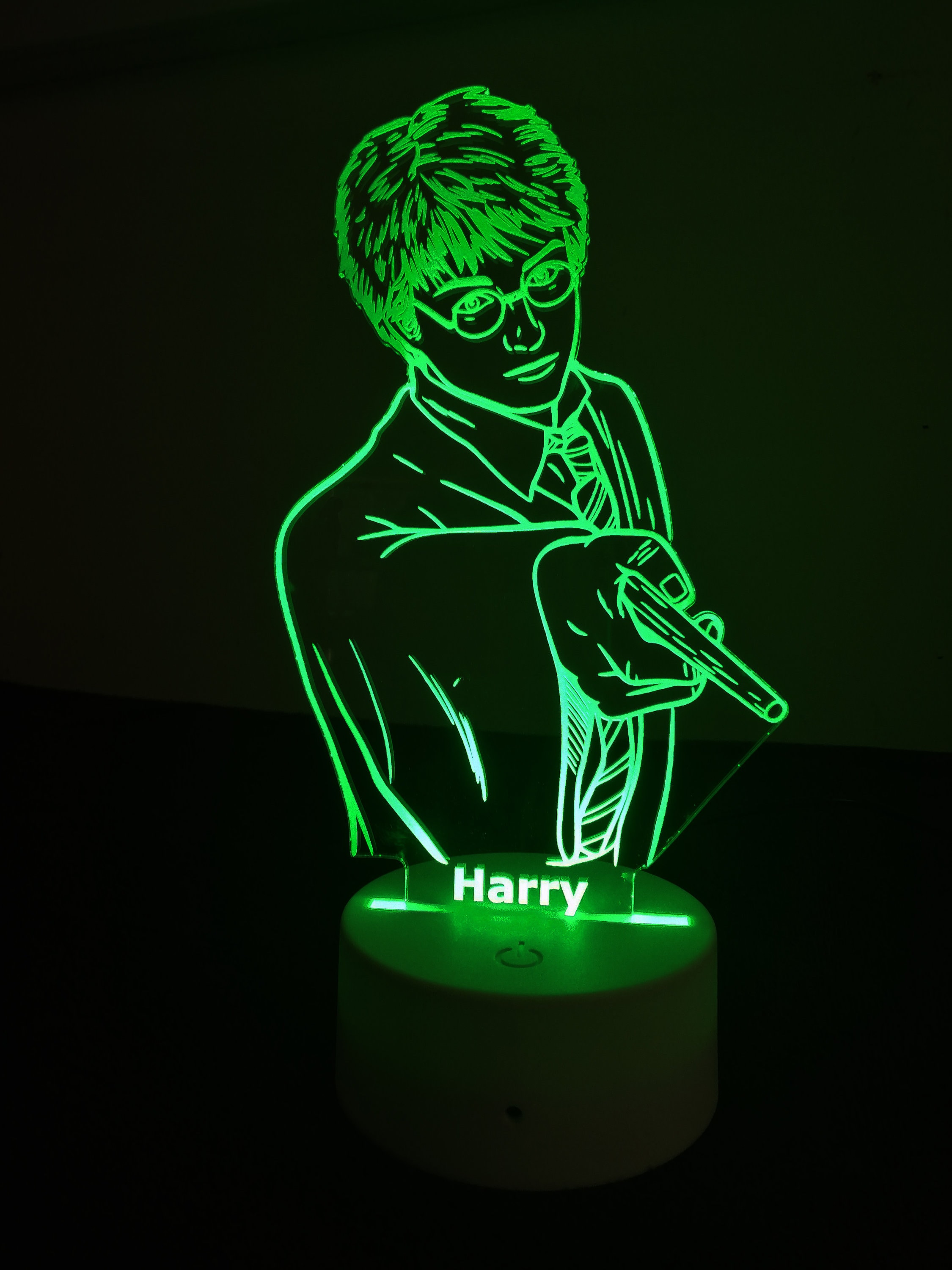 Personalised Harry Potter Night Light | Children's Light | Kids Bedroom ...