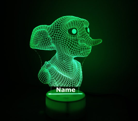 Personalised Harry Potter Night Light Dobby Elf | Etsy UK