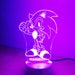 Personalised Sonic Night Light | Sonic Hedgehog | Kids Bedroom | Boys ...