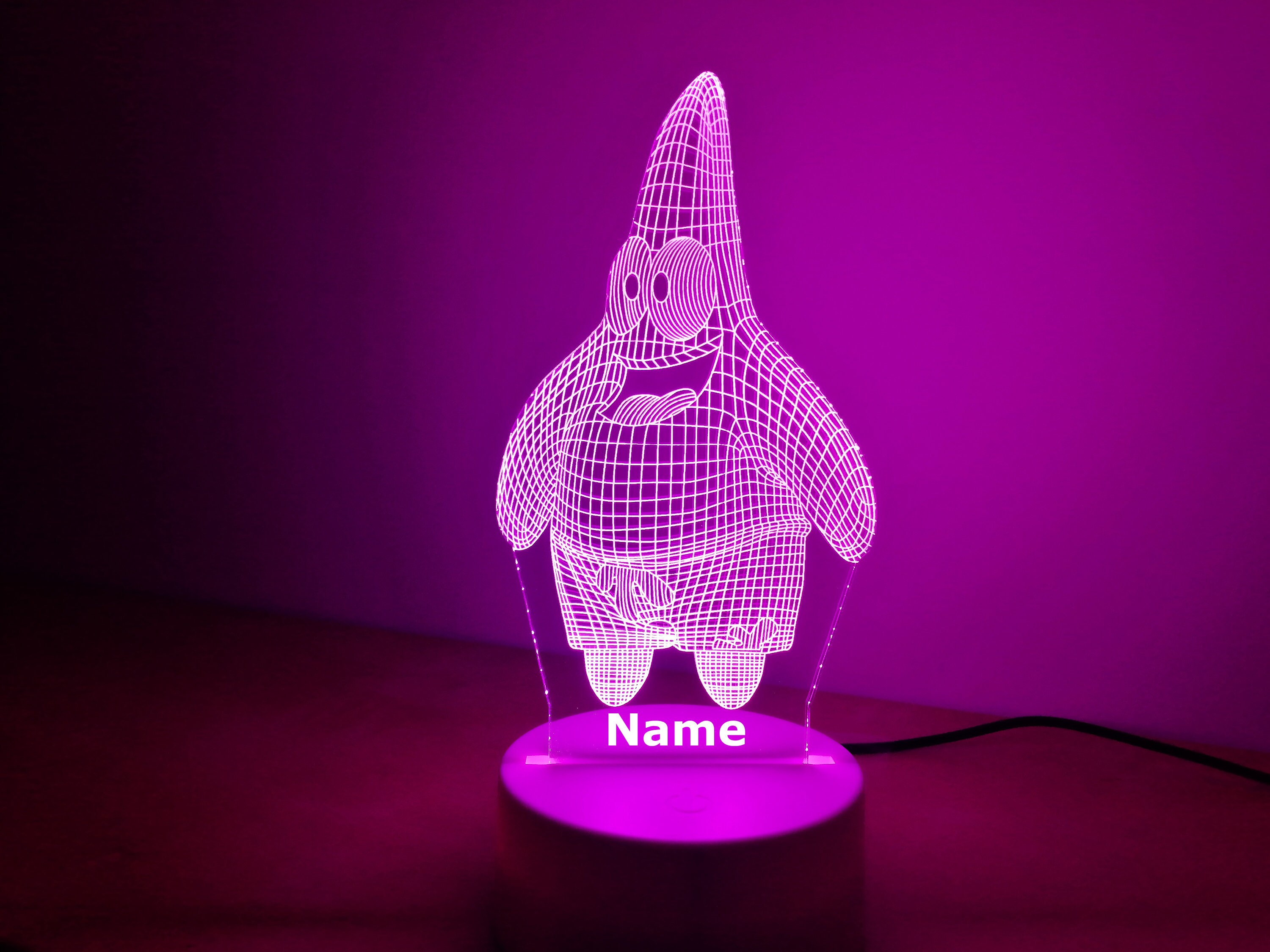 Personalised SpongeBob light Patrick Children's Light | Etsy