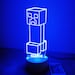 Personalised Minecraft Night Light Children's Light Kids Bedroom Boys ...