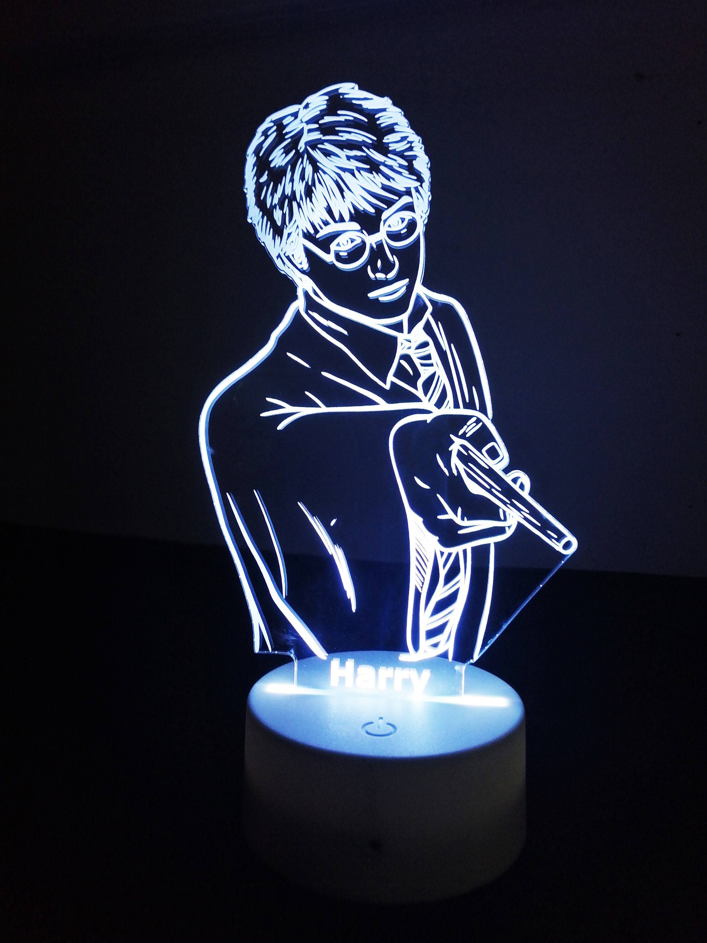 Personalised Harry Potter Night Light Children's Light | Etsy