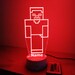 Personalised Minecraft Night Light | Children's Light | Kids Bedroom ...