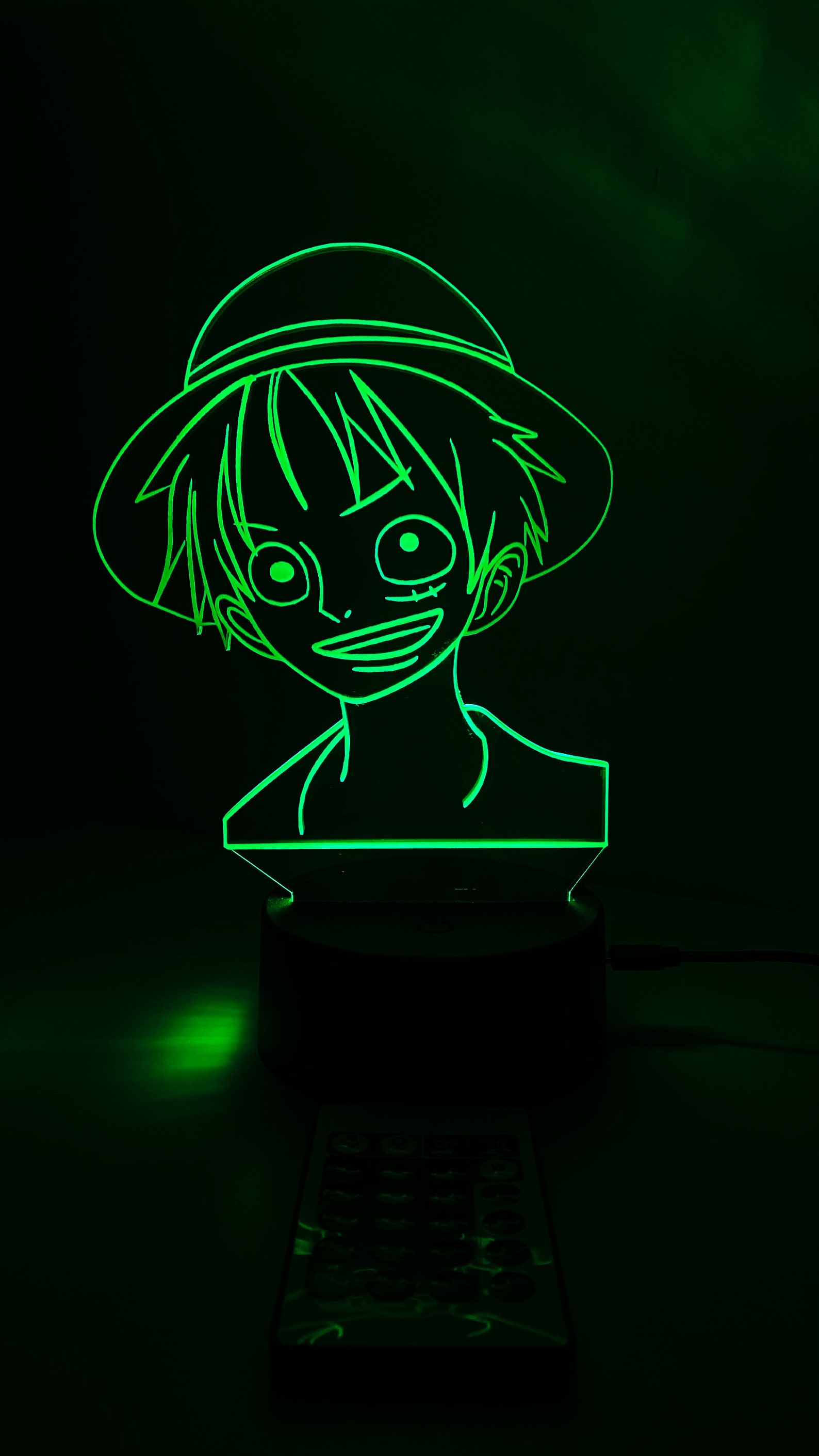 Personalised One Piece Anime Light L Night Light | Luffy | Anime Gift ...