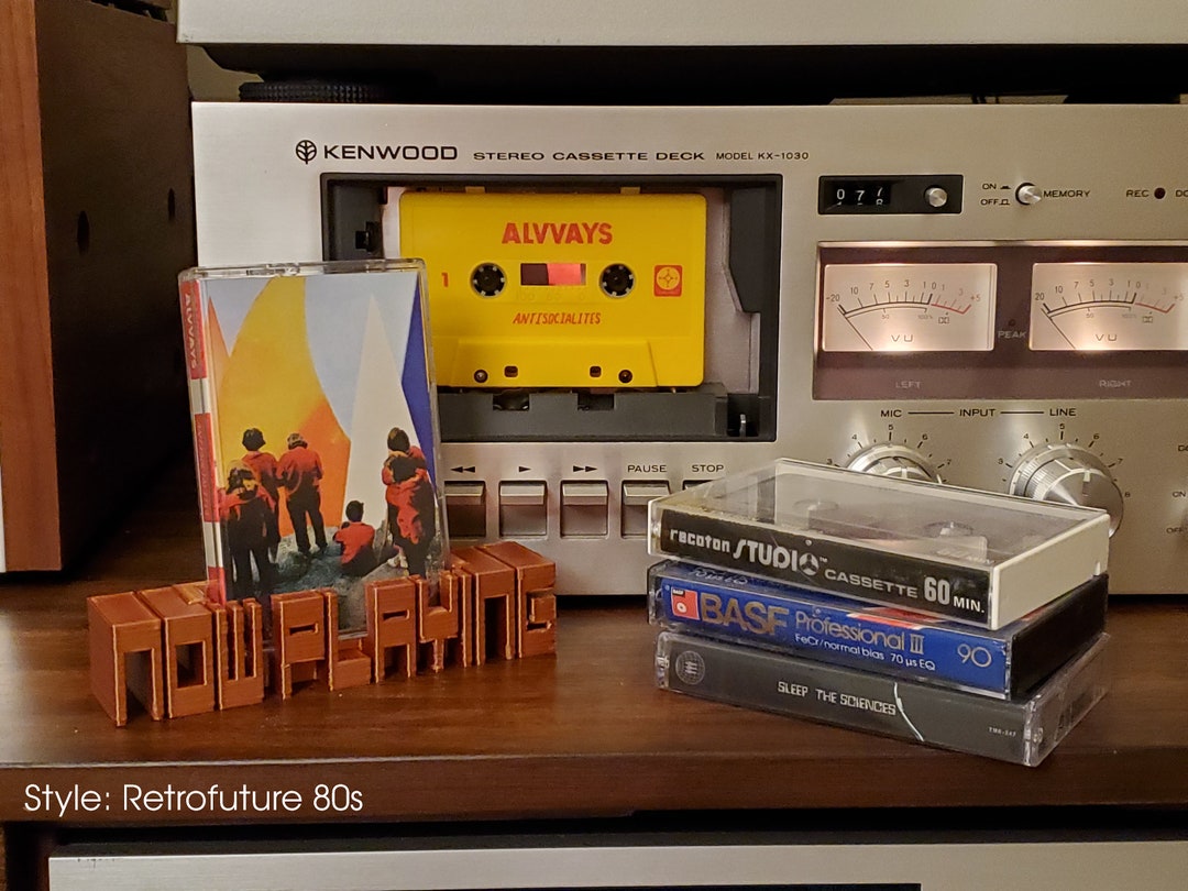 Cassette Display Stand 'now Playing' 3D Printed - Etsy
