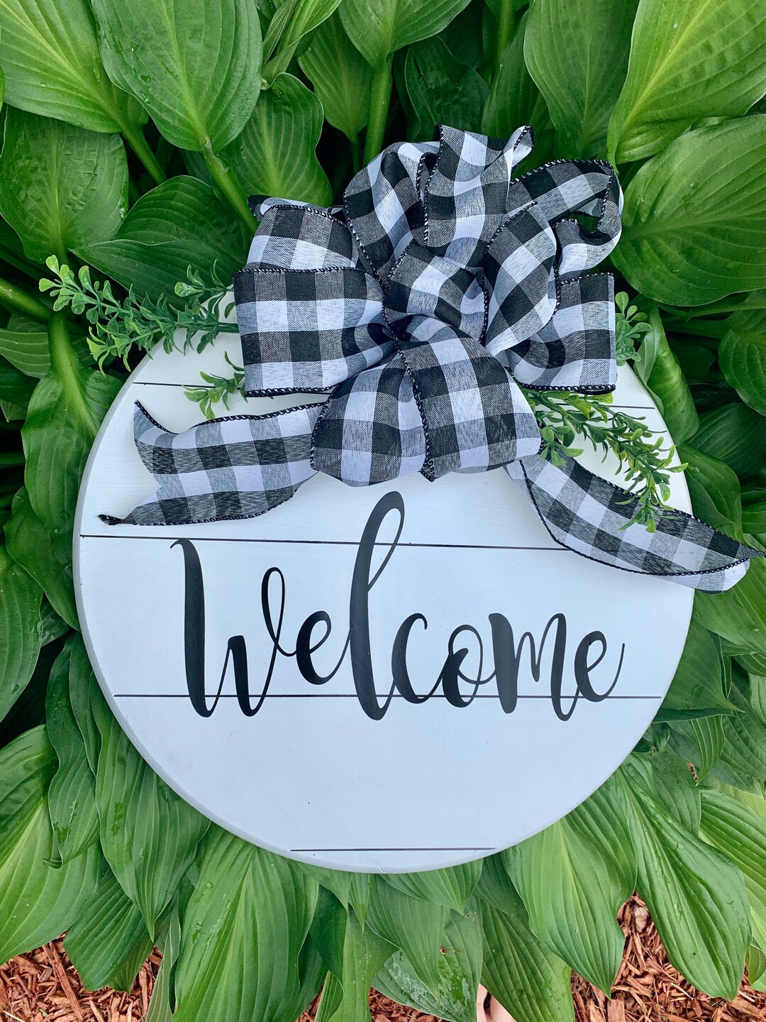 White Welcome Sign - Etsy