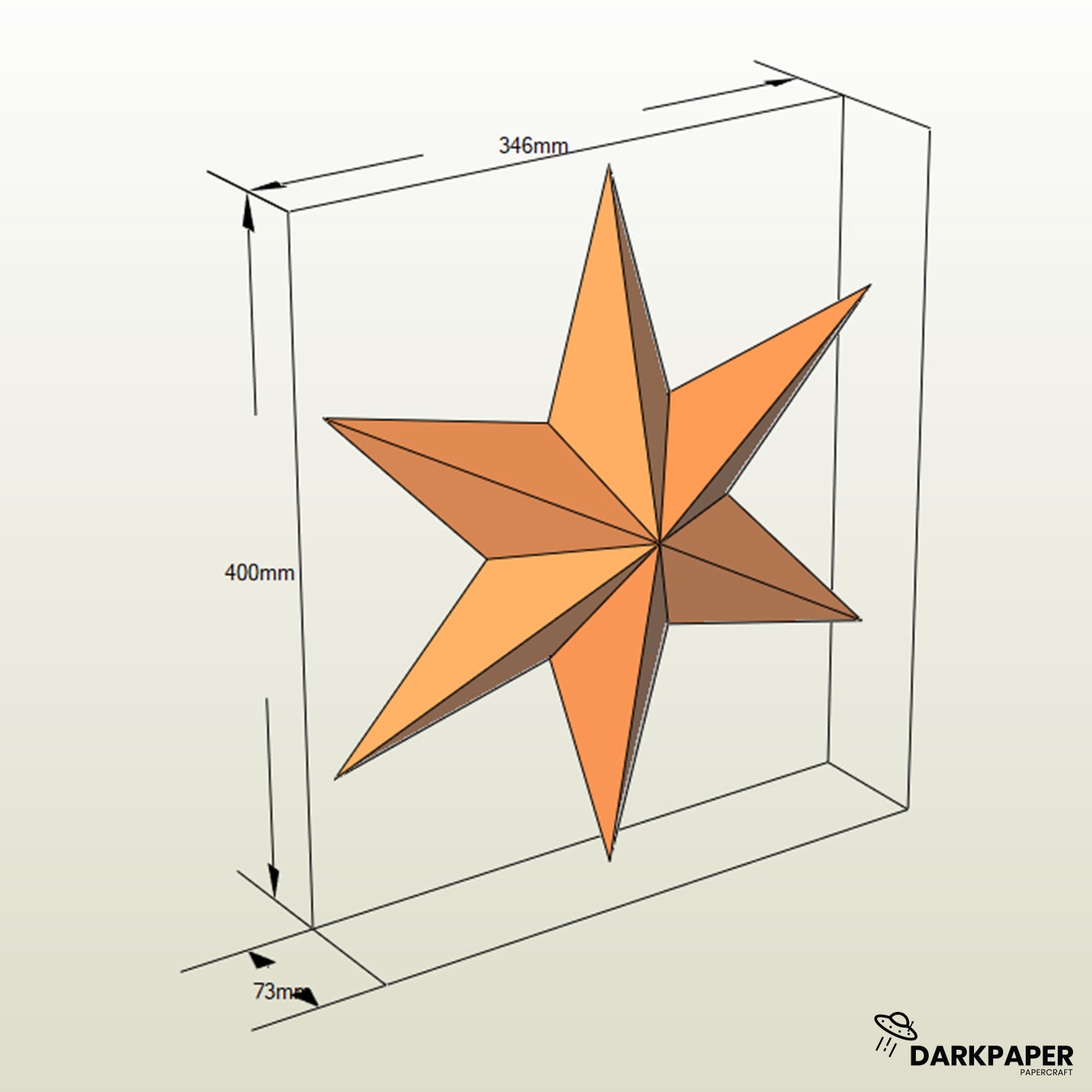 Star Template Star Papercraft Papercraft Christmas - Etsy Canada