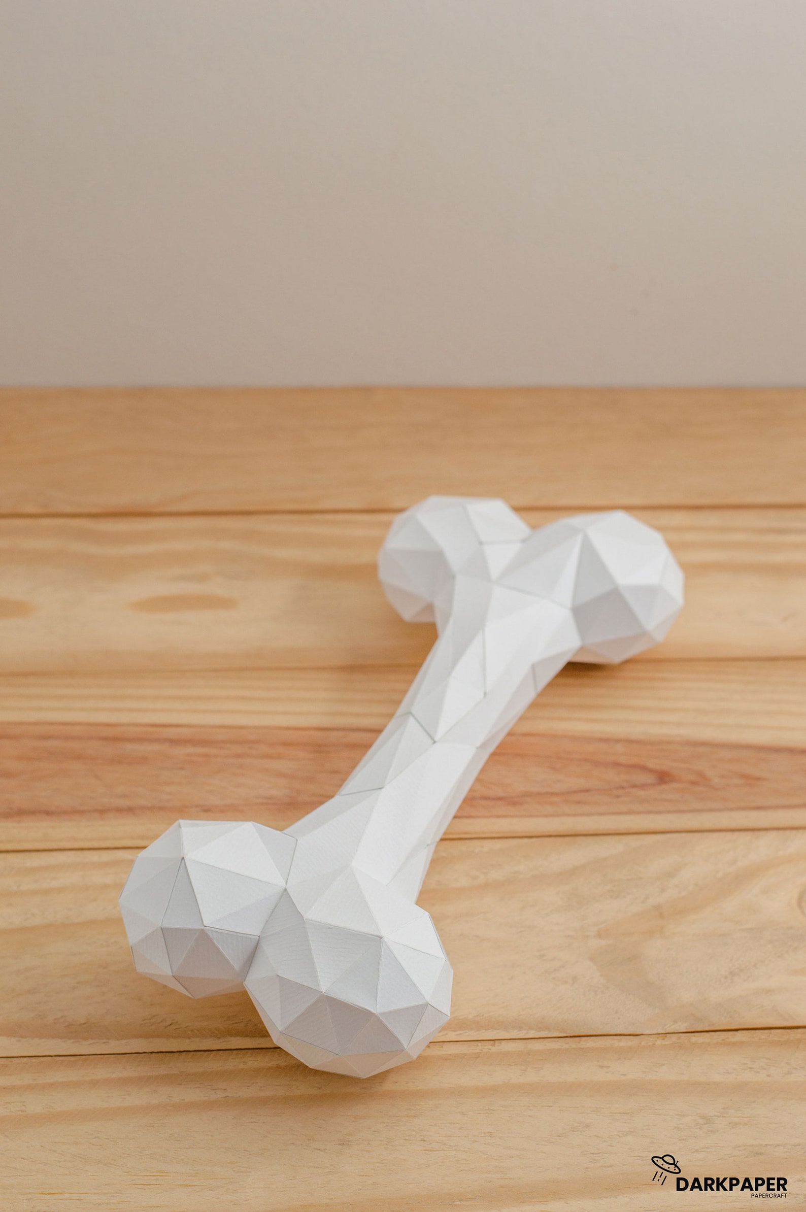 Bone Papercraft Template DIY Papercraft Bone Low Poly DIY - Etsy