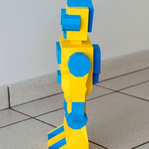 Vintage Robot Papercraft Template, DIY Papercraft, Low Poly, DIY Robot ...