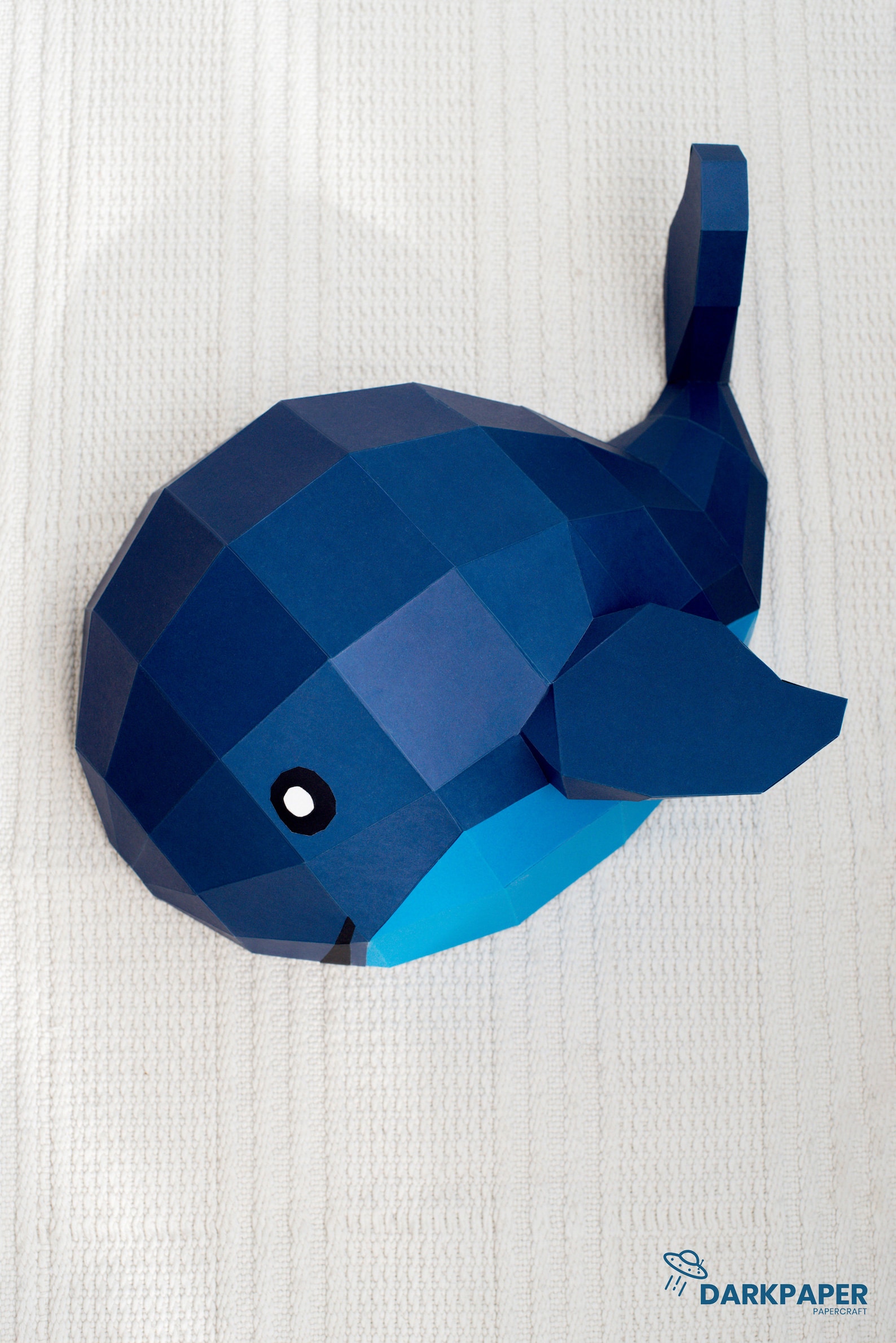 Papercraft Whale Whale Wall Decor Origami Whale Papercraft - Etsy