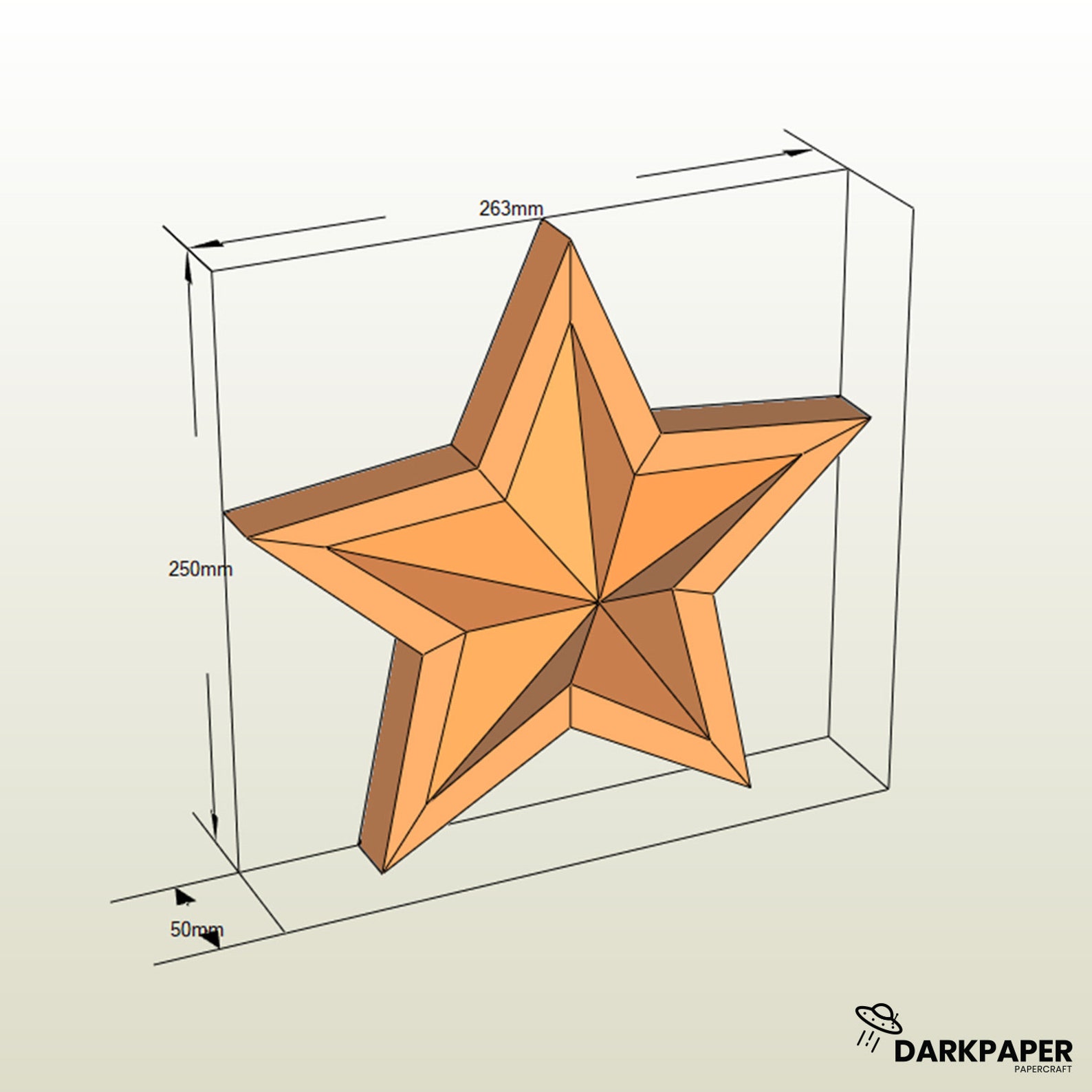 Star Template, Star Papercraft, Papercraft Christmas, Christmas Star ...