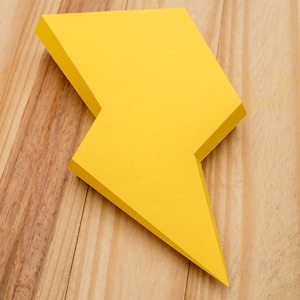 Thunder Template, Thunder Papercraft, Low Poly, DIY Thunder, Printable ...