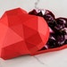 Papercraft Heart Box, Low Poly Heart, DIY Valentine's Day, Papercraft ...