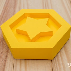 Game Coin Template, Star Game Coin Papercraft, Low Poly, Printable ...