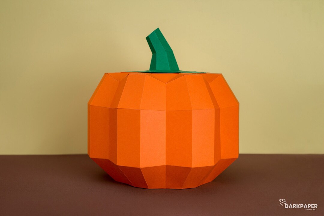 Papercraft Pumpkin, Autumn Decor, Helloween, Papercraft Templates ...