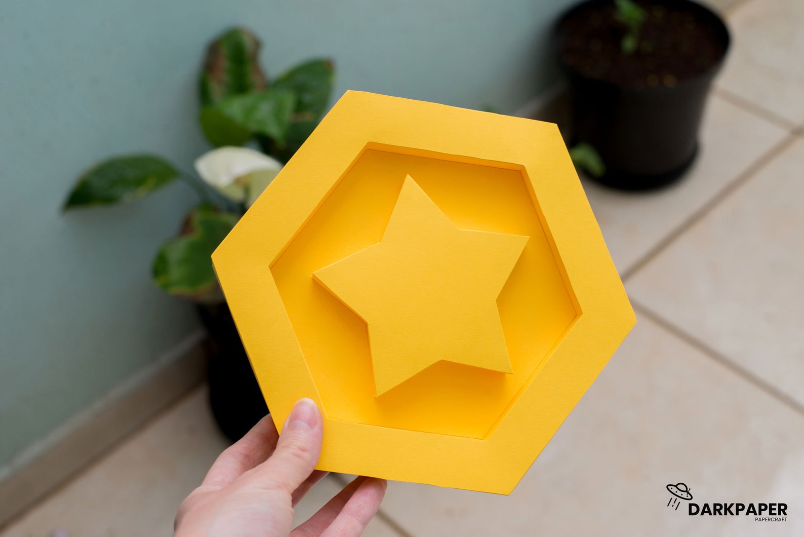 Game Coin Template Star Game Coin Papercraft Low Poly - Etsy