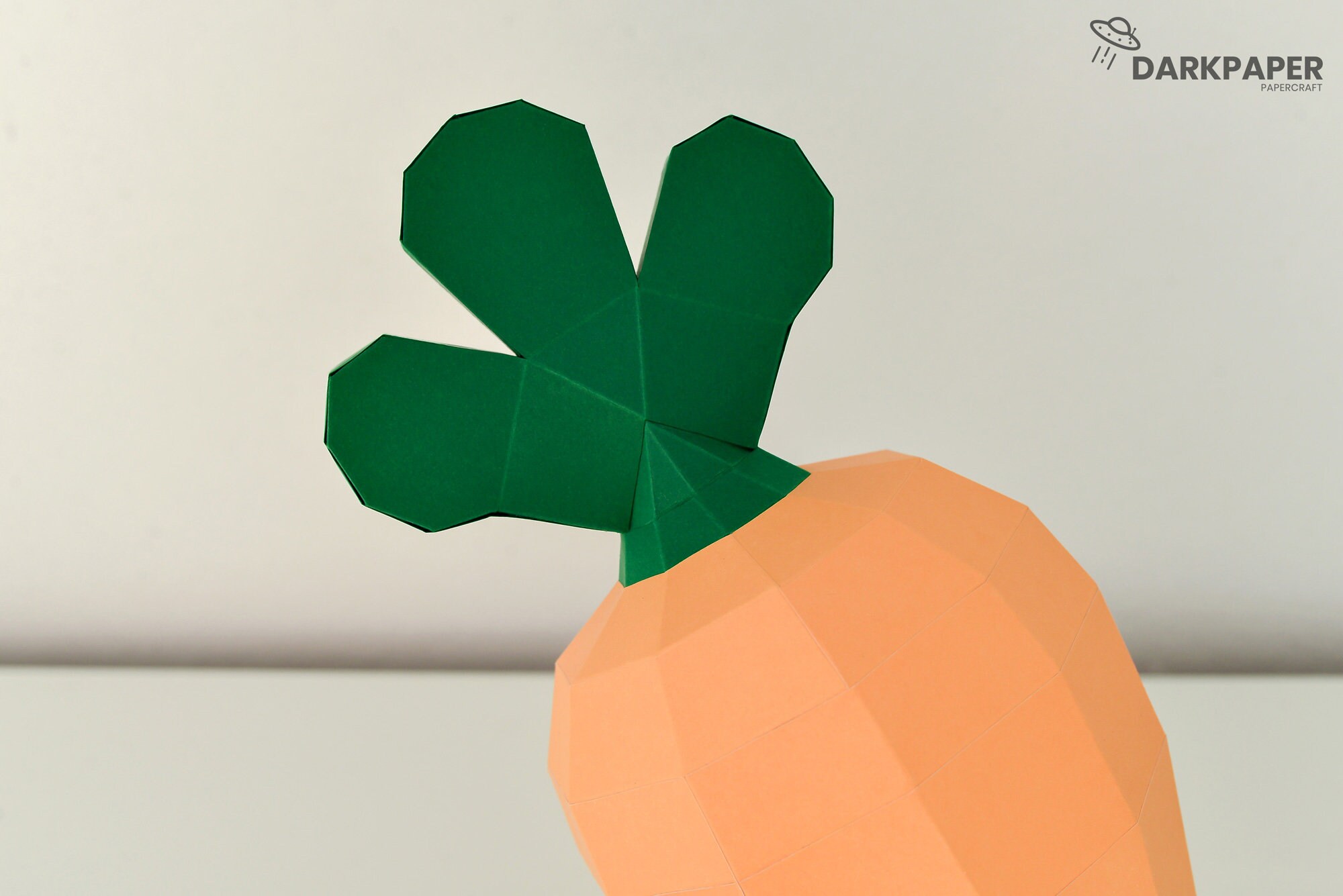 Carrot, Bunny, Low Poly Carrot, Easter Papercraft, Papercraft 3D, DIY ...