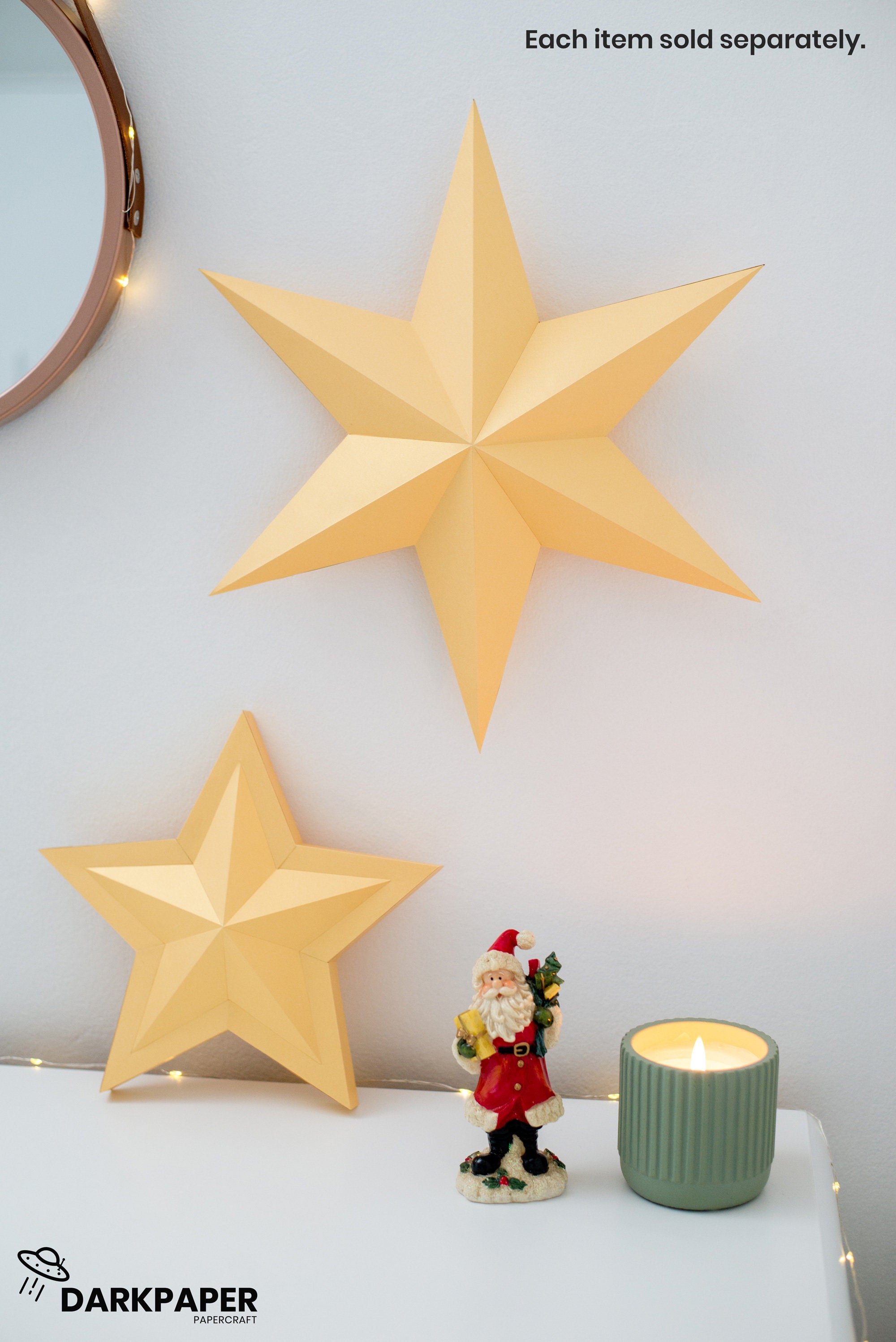 Star Template Star Papercraft Papercraft Christmas - Etsy Canada