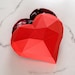 Papercraft Heart Box, Low Poly Heart, DIY Valentine's Day, Papercraft ...