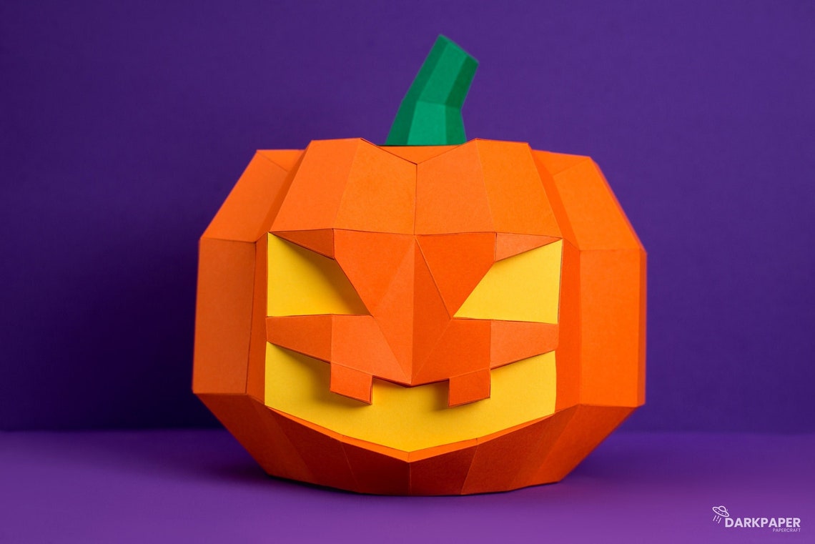 Papercraft Pumpkin, Pumpkin Box, Helloween Decor, Helloween, Papercraft ...