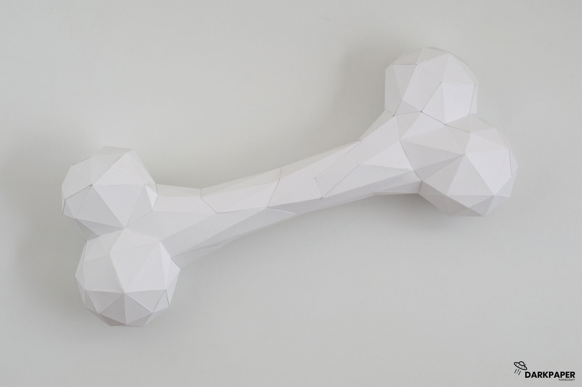 Bone Papercraft Template DIY Papercraft Bone Low Poly DIY - Etsy