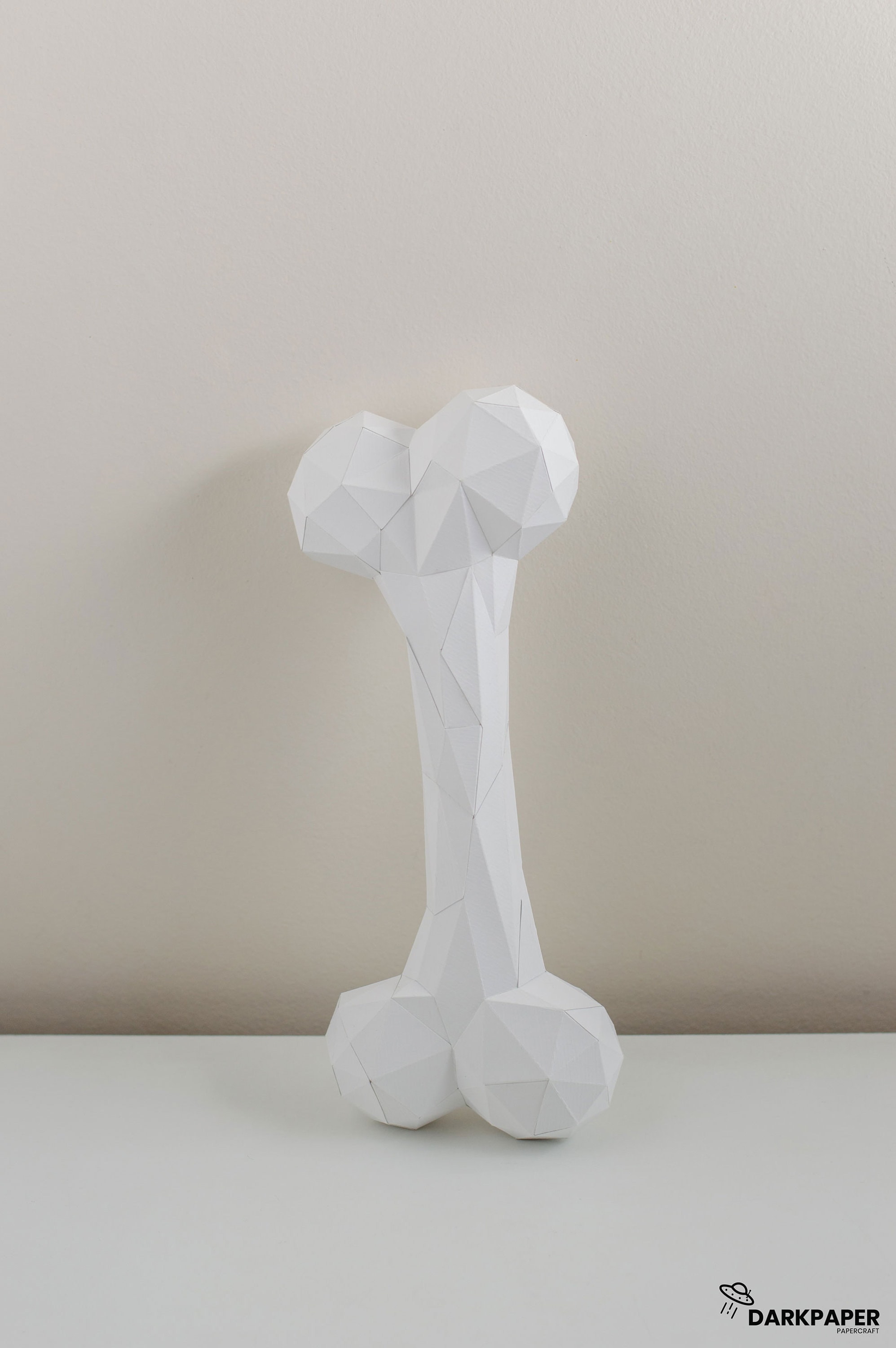 Bone Papercraft Template DIY Papercraft Bone Low Poly DIY - Etsy Canada