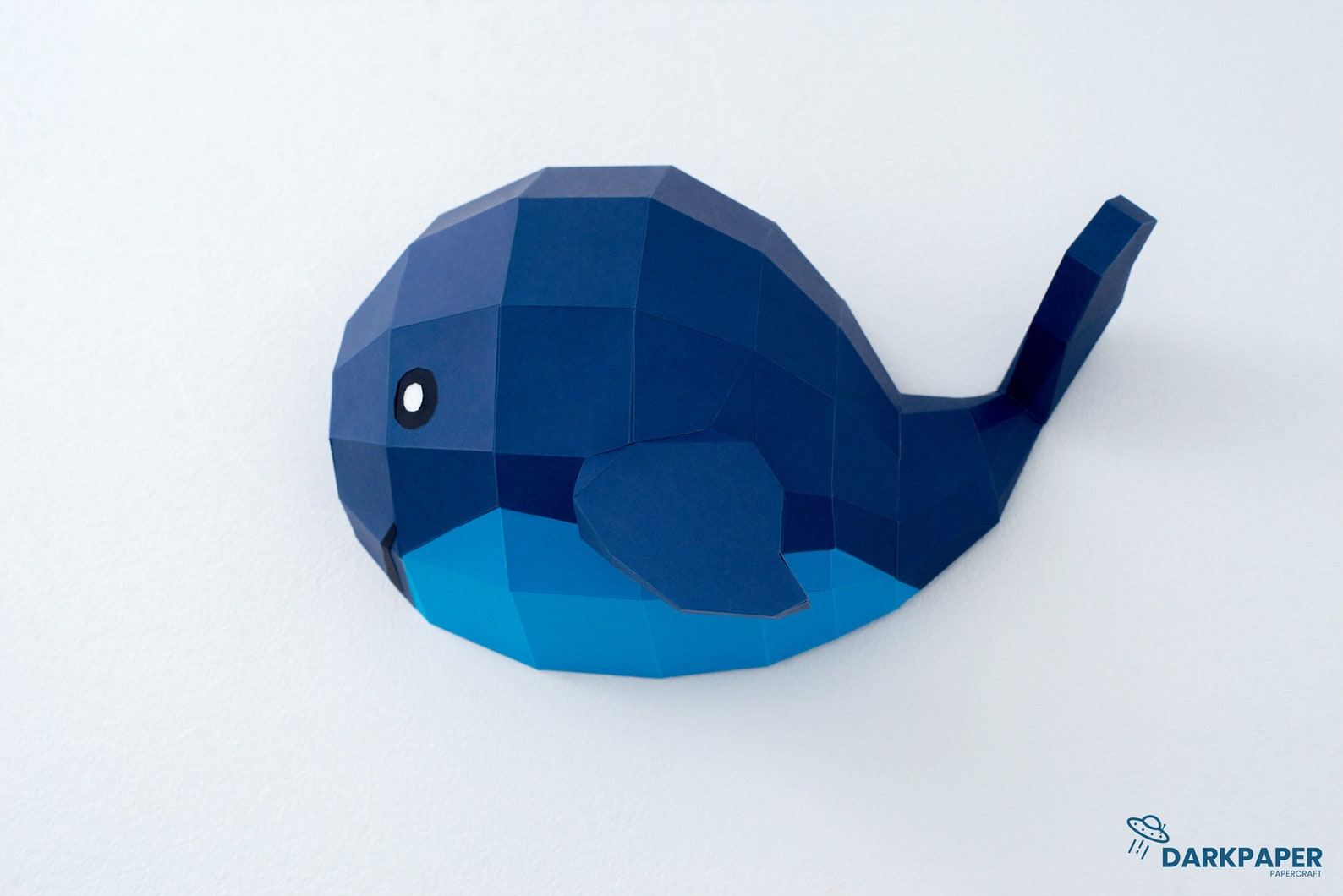 Papercraft Whale Whale Wall Decor Origami Whale Papercraft - Etsy