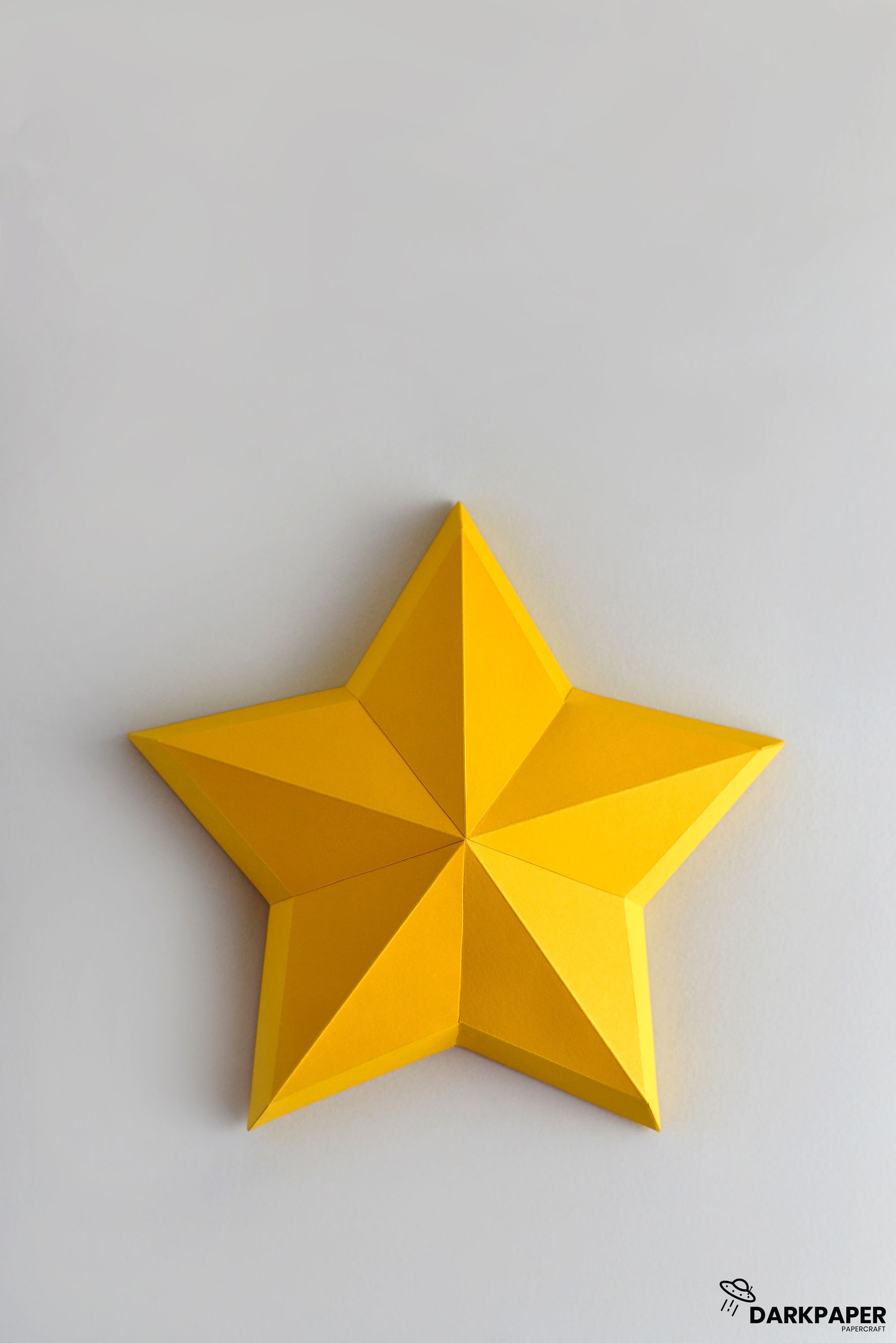 Star Template Star Papercraft Low Poly DIY Star Printable | Etsy Canada