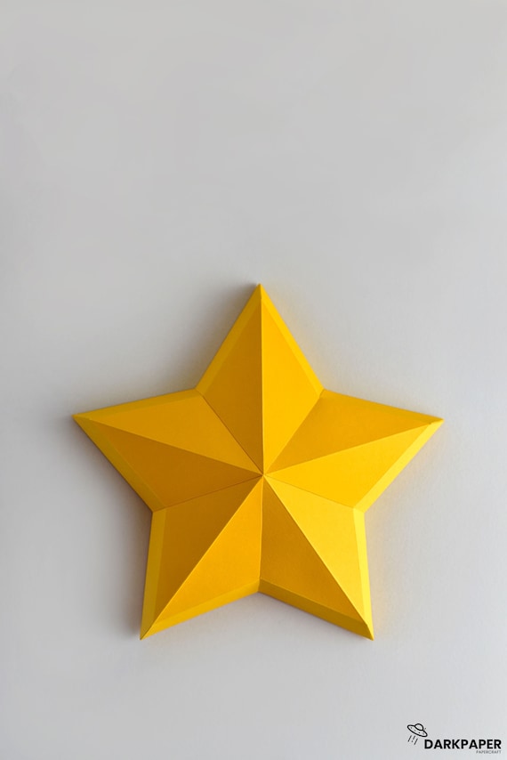 Yellow Star Template