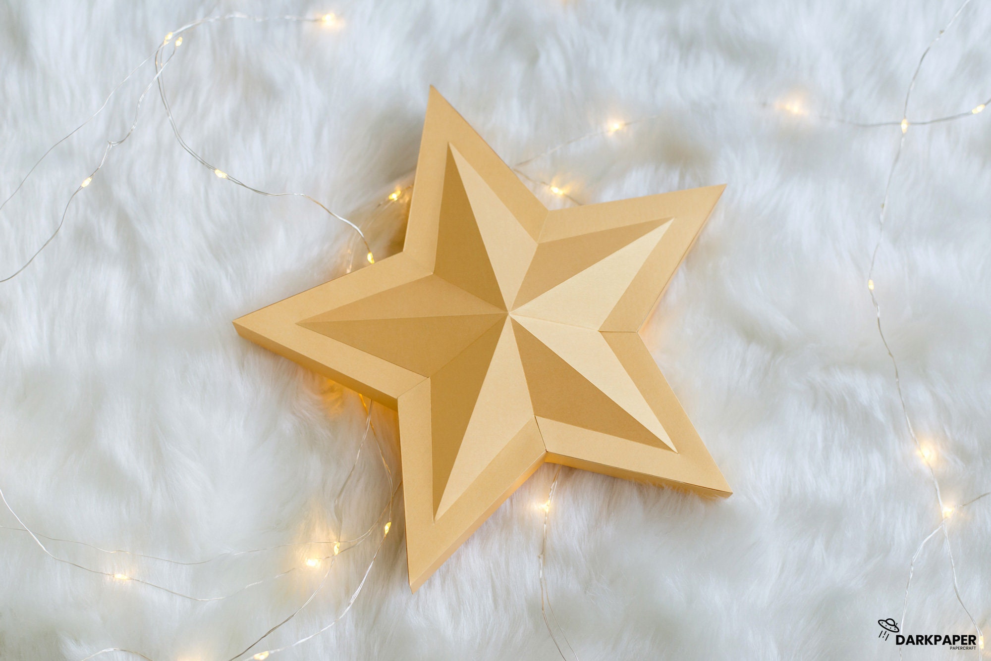 Star Template, Star Papercraft, Papercraft Christmas, Christmas Star ...