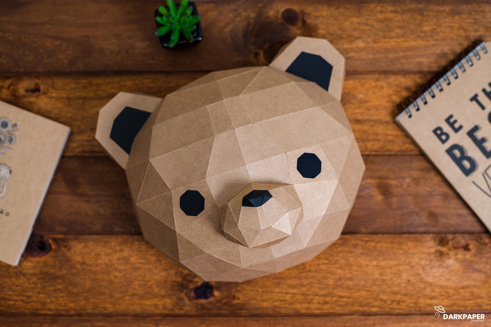 Papercraft Bear Head Cartoon Bear Head Template Bear Head - Etsy