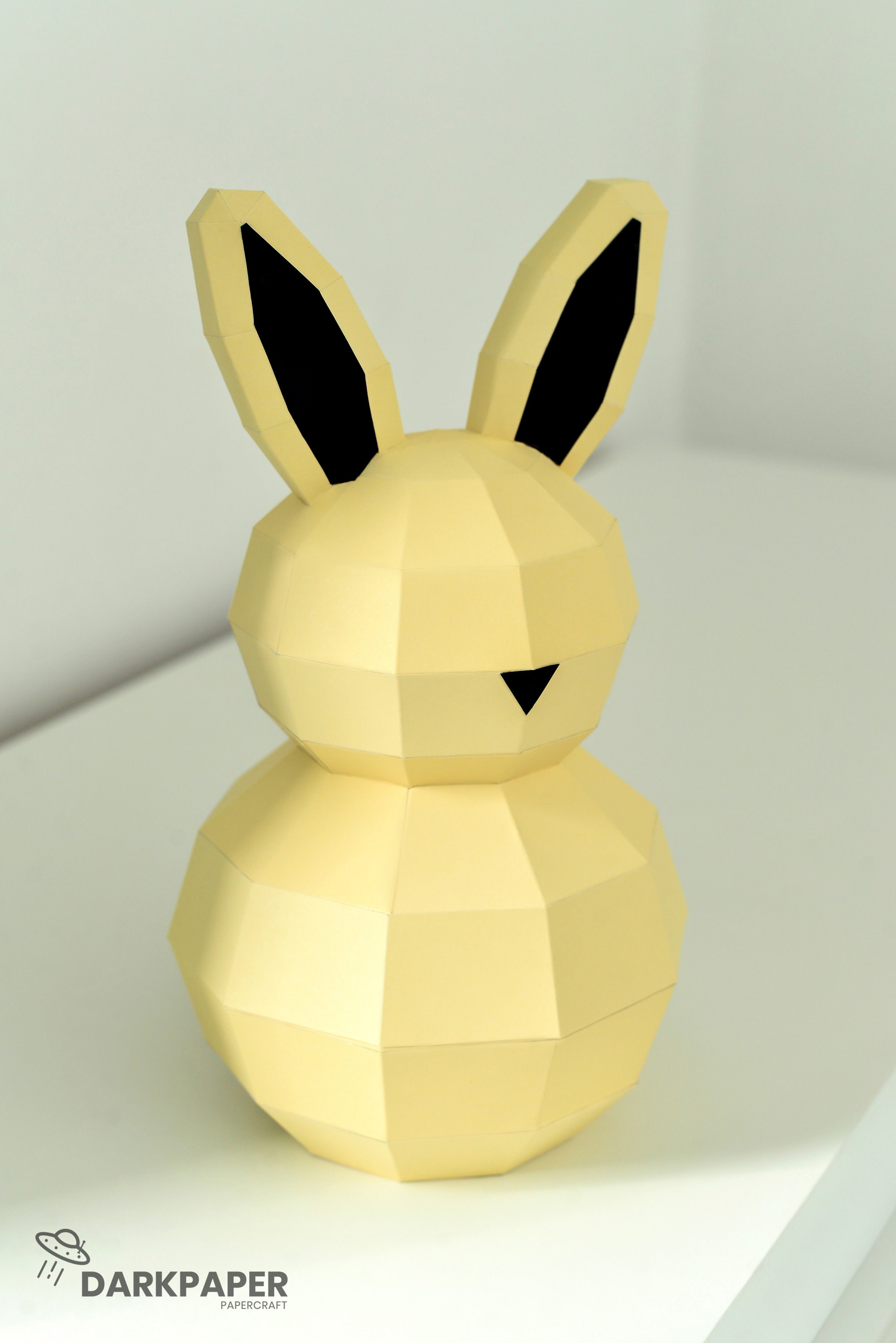 Rabbit Gift Box, Bunny, Low Poly Banny, Bunny Gift Box, Papercraft 3D ...