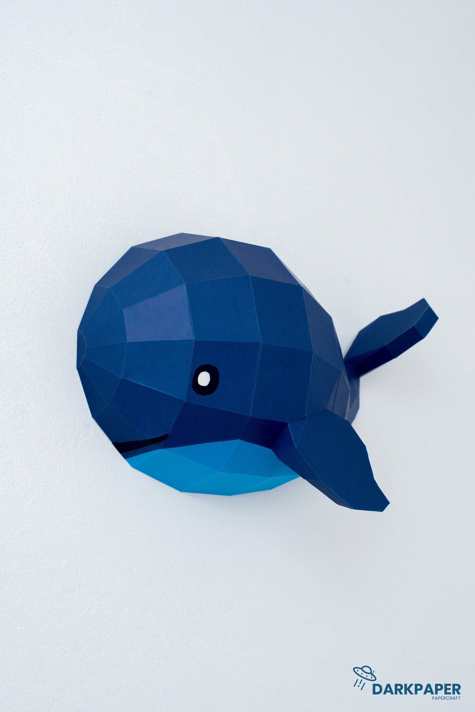 Papercraft Whale Whale Wall Decor Origami Whale Papercraft - Etsy