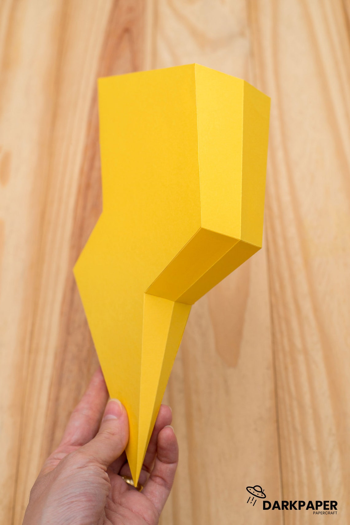 Thunder Template, Thunder Papercraft, Low Poly, DIY Thunder, Printable ...