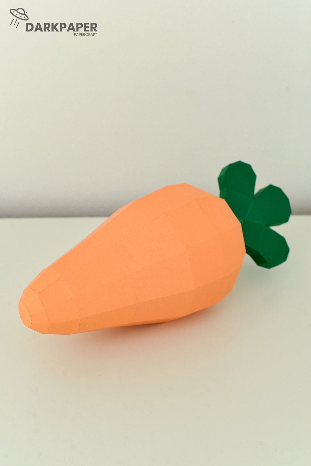 Carrot, Bunny, Low Poly Carrot, Easter Papercraft, Papercraft 3D, DIY ...