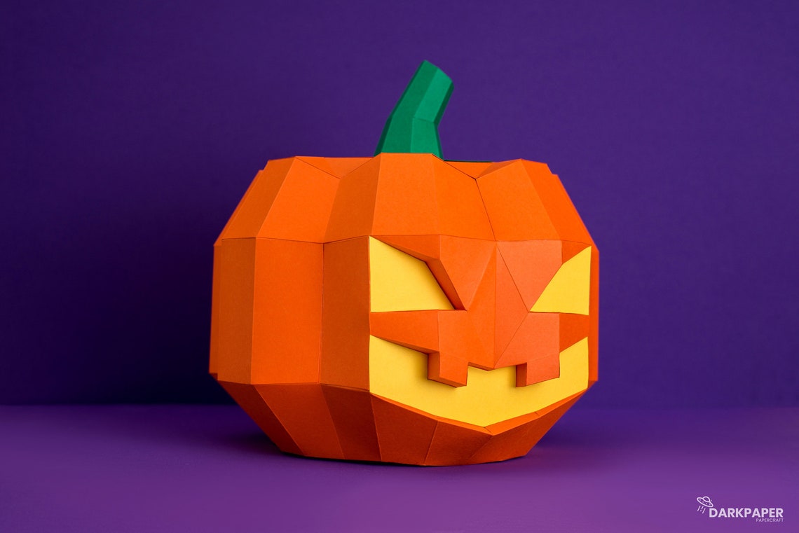 Papercraft Pumpkin, Pumpkin Box, Helloween Decor, Helloween, Papercraft ...