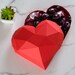 Papercraft Heart Box, Low Poly Heart, DIY Valentine's Day, Papercraft ...
