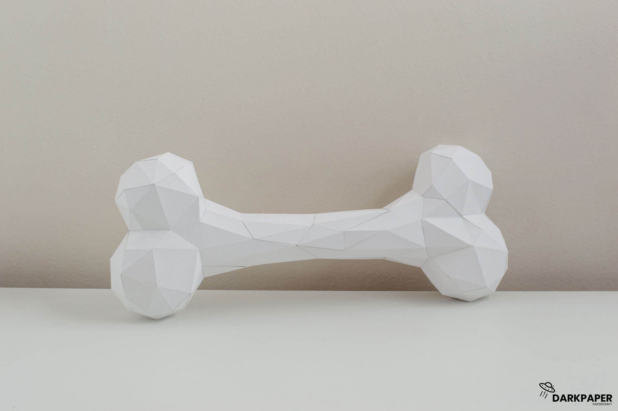Bone Papercraft Template DIY Papercraft Bone Low Poly DIY - Etsy Canada