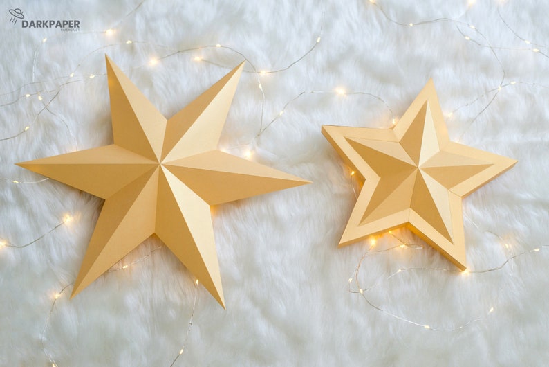 Papercraft Star Pack Star Template Pack Papercraft - Etsy