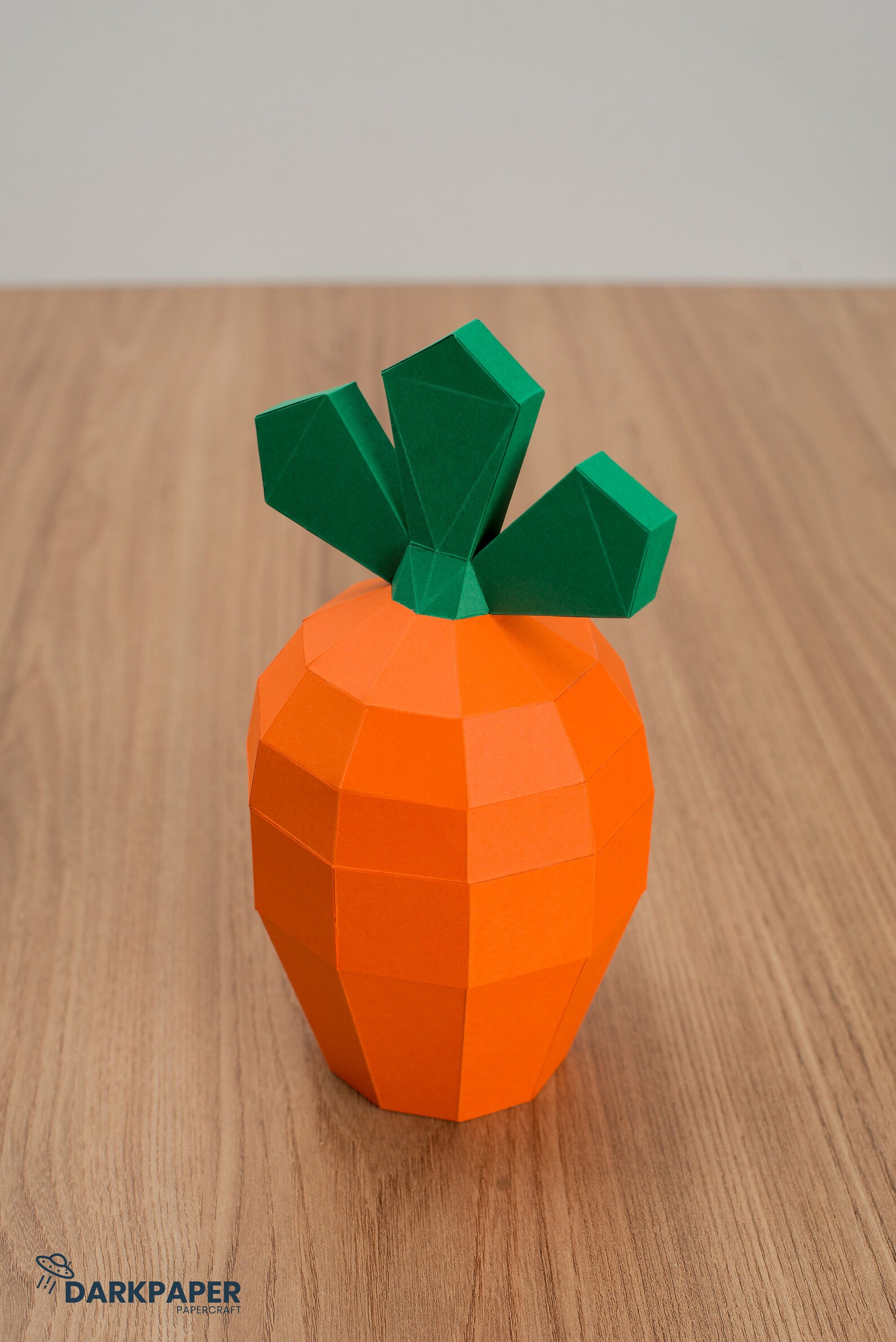 Carrot Gift Box Low Poly Carrot Easter Papercraft Carrot - Etsy