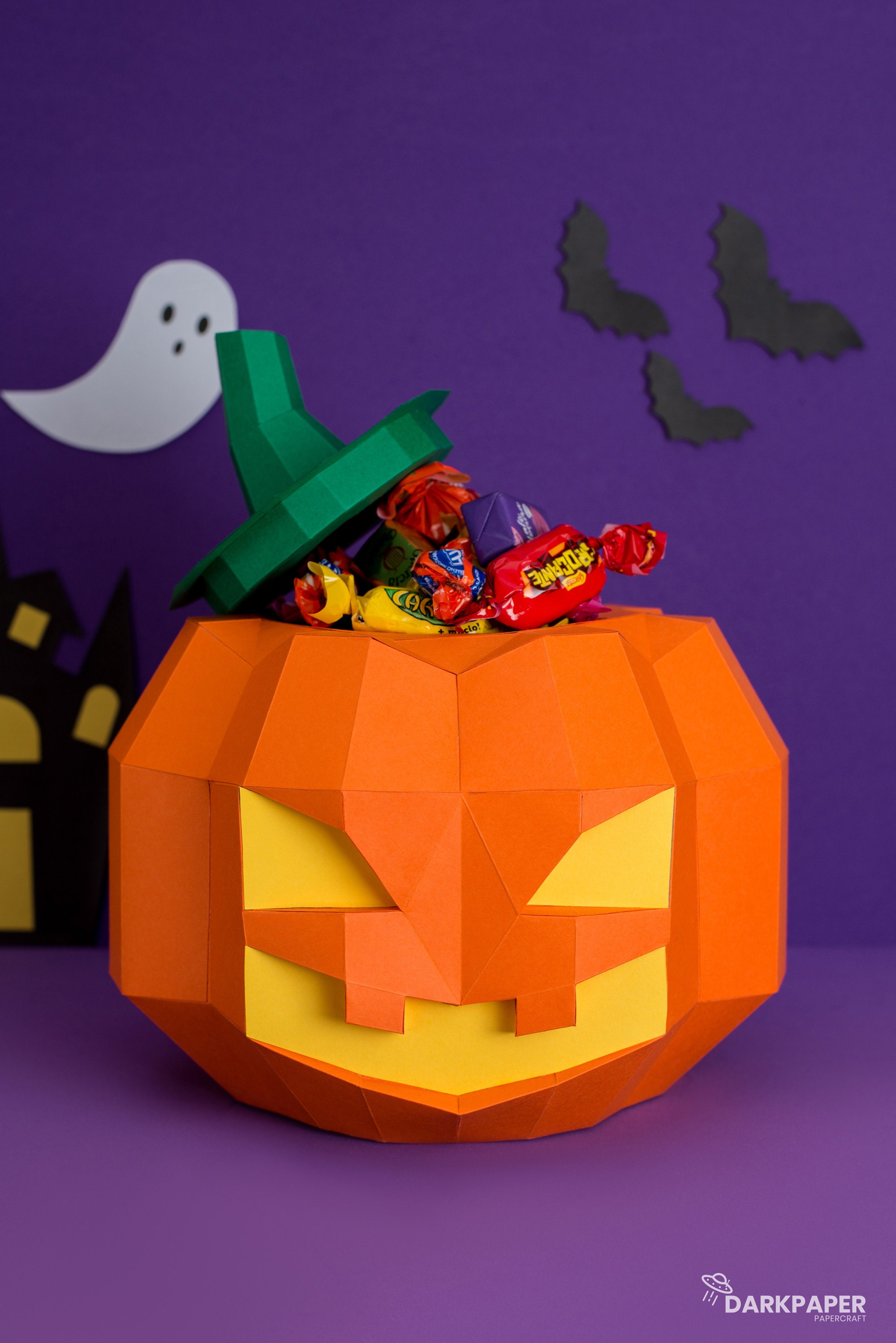 Papercraft Pumpkin, Pumpkin Box, Helloween Decor, Helloween, Papercraft ...