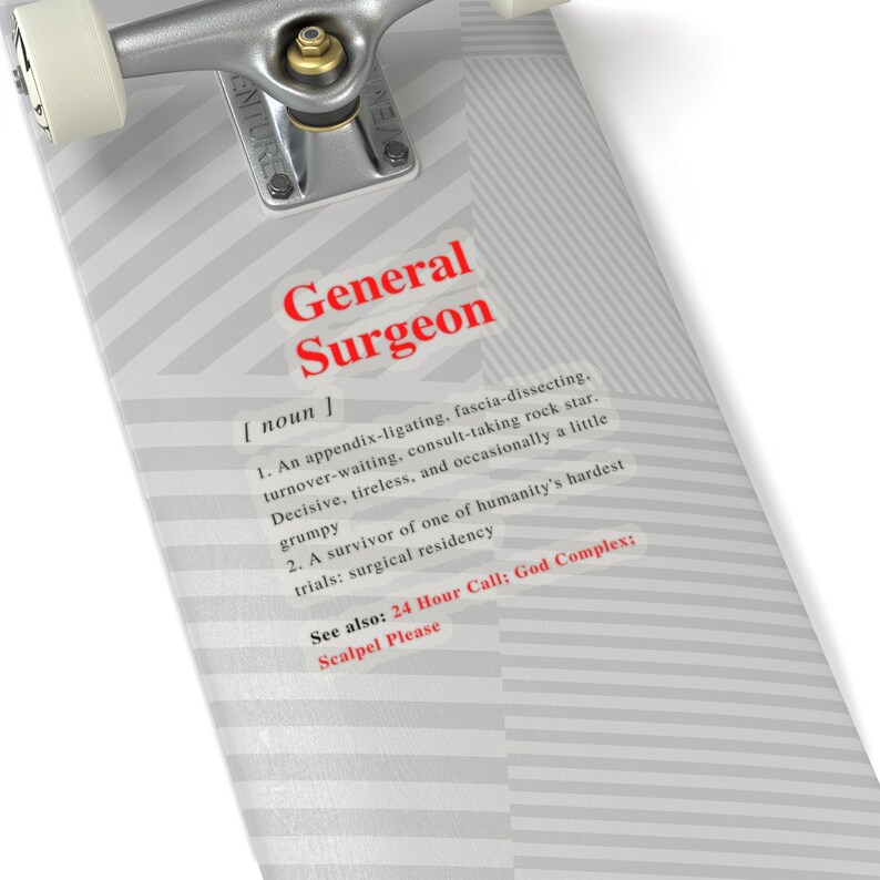 General Surgery Definition Sticker Surgeon Laptop Gifts for - Etsy