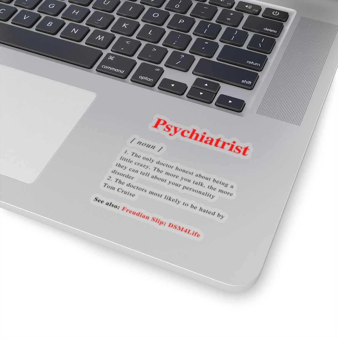 Psychiatrist Definition Sticker, Psychiatry Laptop, Gifts for Doctors ...