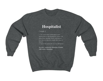 Hospitalist Definition Sticker, Internal Medicine Laptop, Gifts for ...