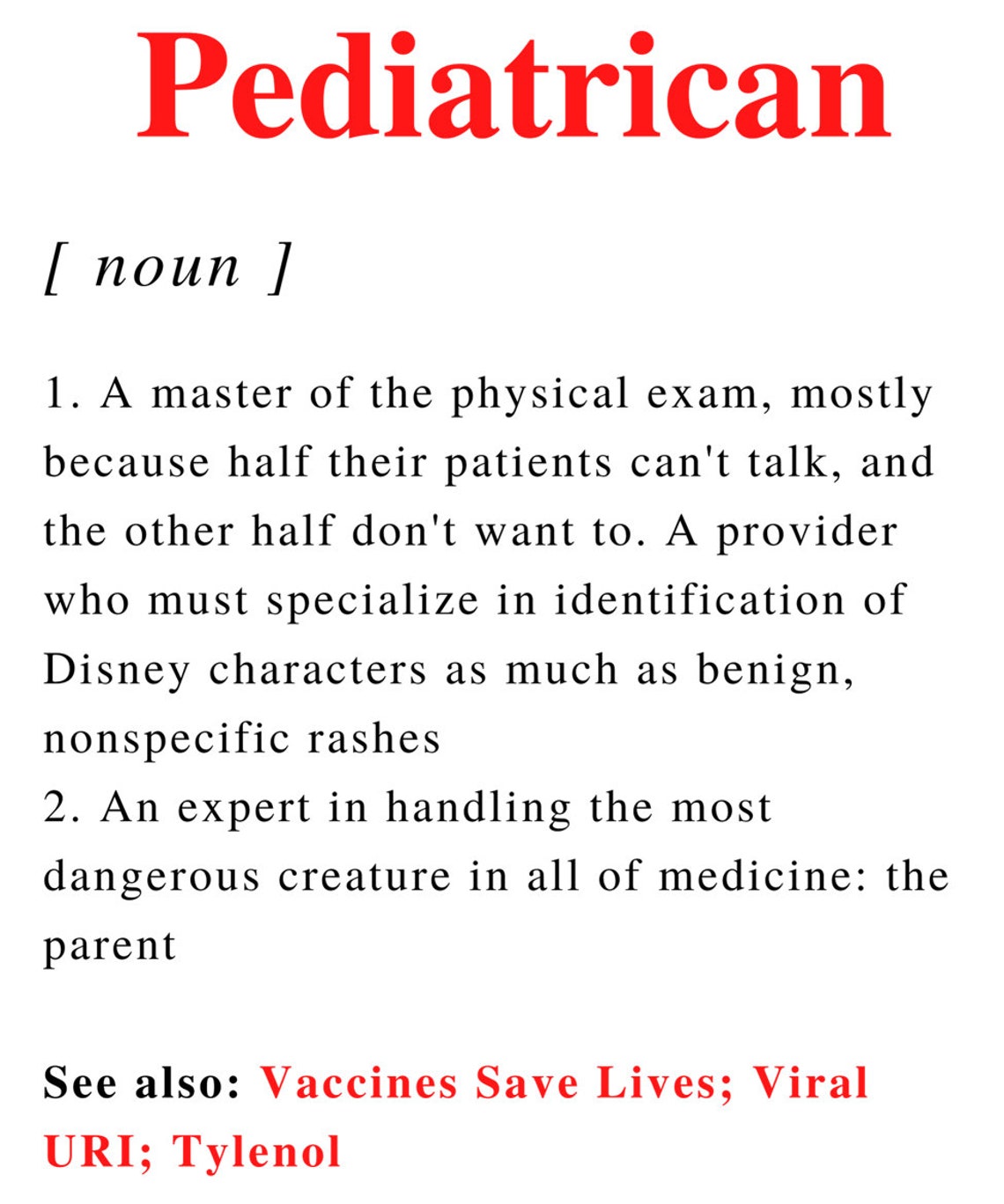 Pediatrics Definition Sticker Pediatrician Laptop Gifts for | Etsy