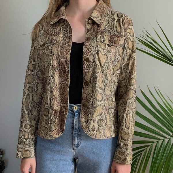 Snake Skin Jacket - Etsy